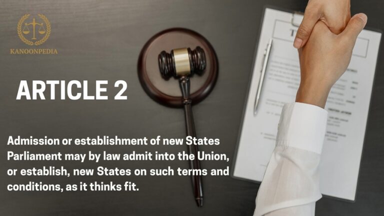 Article 2 of the Indian Constitution: A Comprehensive 360° Analysis