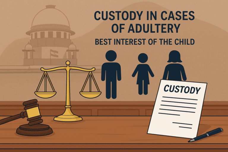 Parameters for Child Custody in Cases of Adultery in India